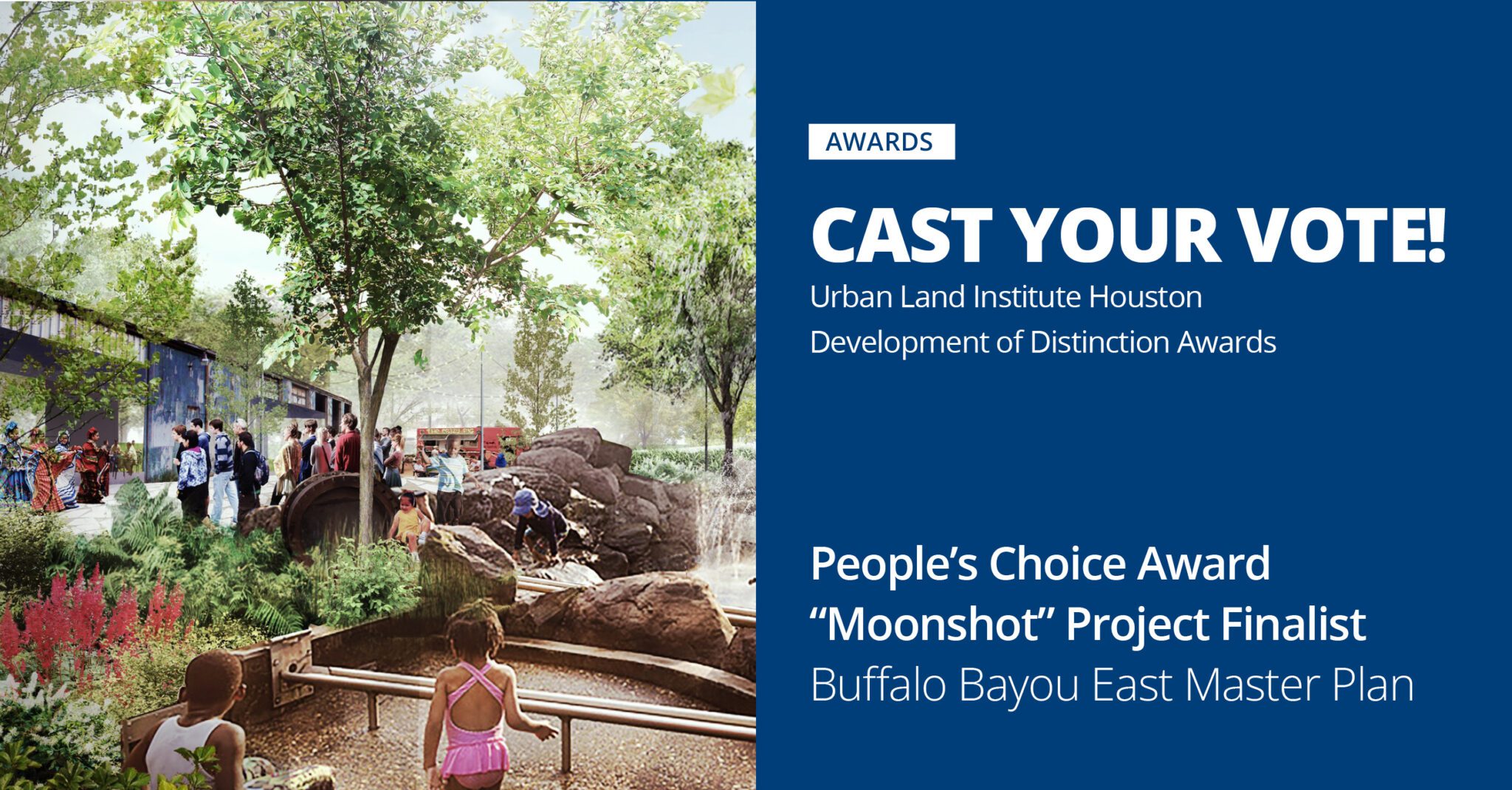 Buffalo Bayou East Master Plan Named Finalist in Urban Land Institute ...