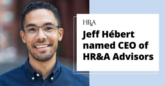 Announcing HR&A Advisors’ New CEO, Jeff Hébert - HR&A