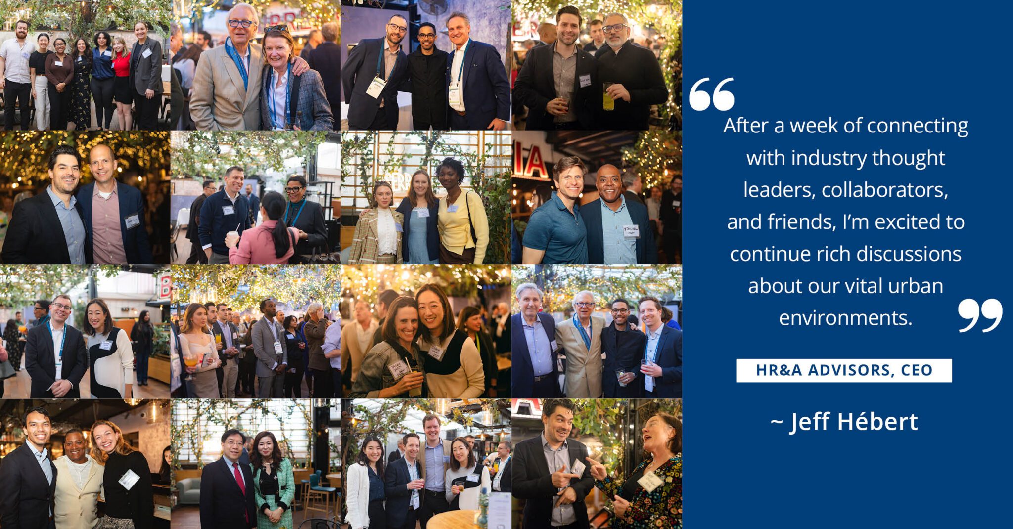 ULI Spring Meeting 2024 Happy Hour Recap - HR&A